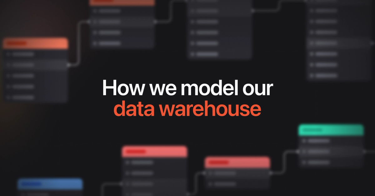 How we model our data warehouse | Blog | incident.io