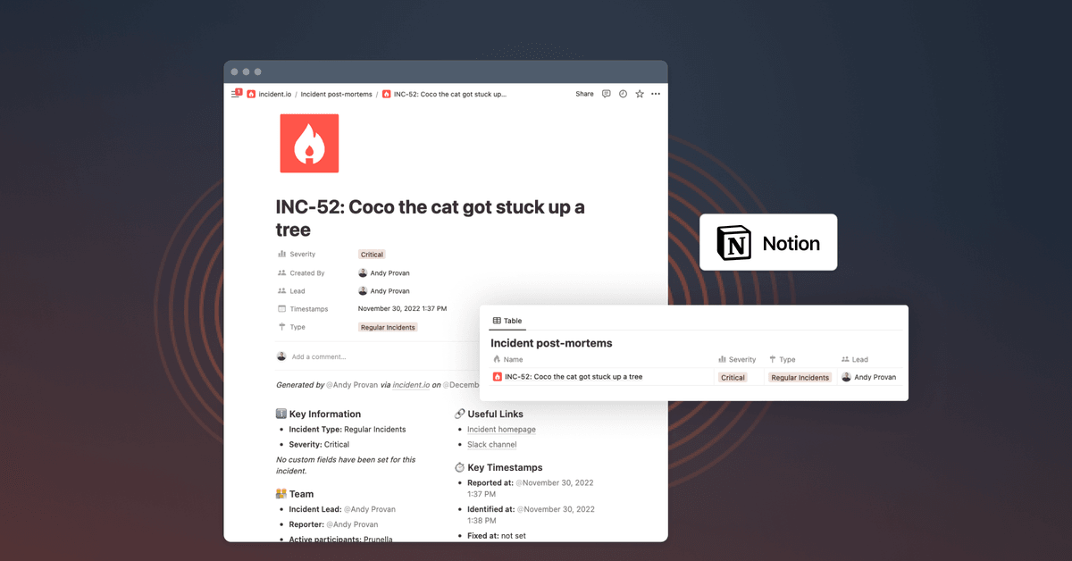 incident.io — Changelog